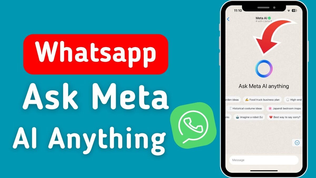 WhatsApp Ask Meta AI Feature in Pakistan | New WhatsApp AI